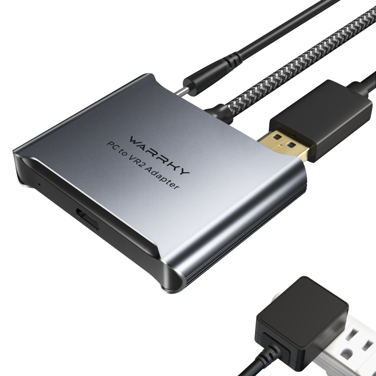 PSVR2 PC Adapter Included DP 1.4 Cable&15W Power Supply Cable
