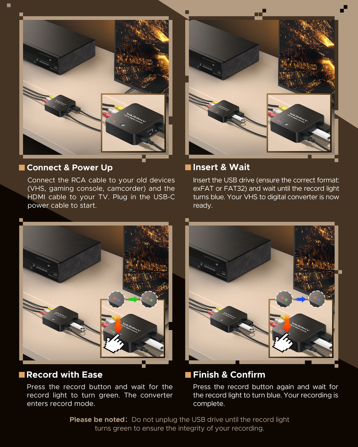 VHS to Digital Converter Capture Card